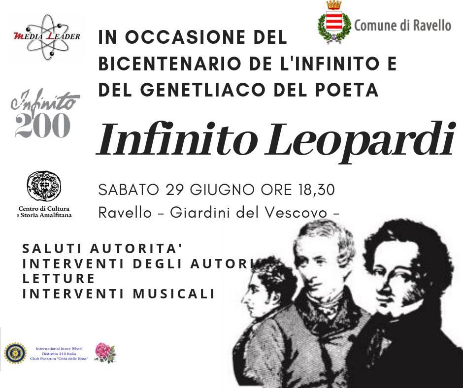 Infinito Leopardi - 221° Genetliaco del Poeta - Sab, Giu 29, 2019 @ 18: ...