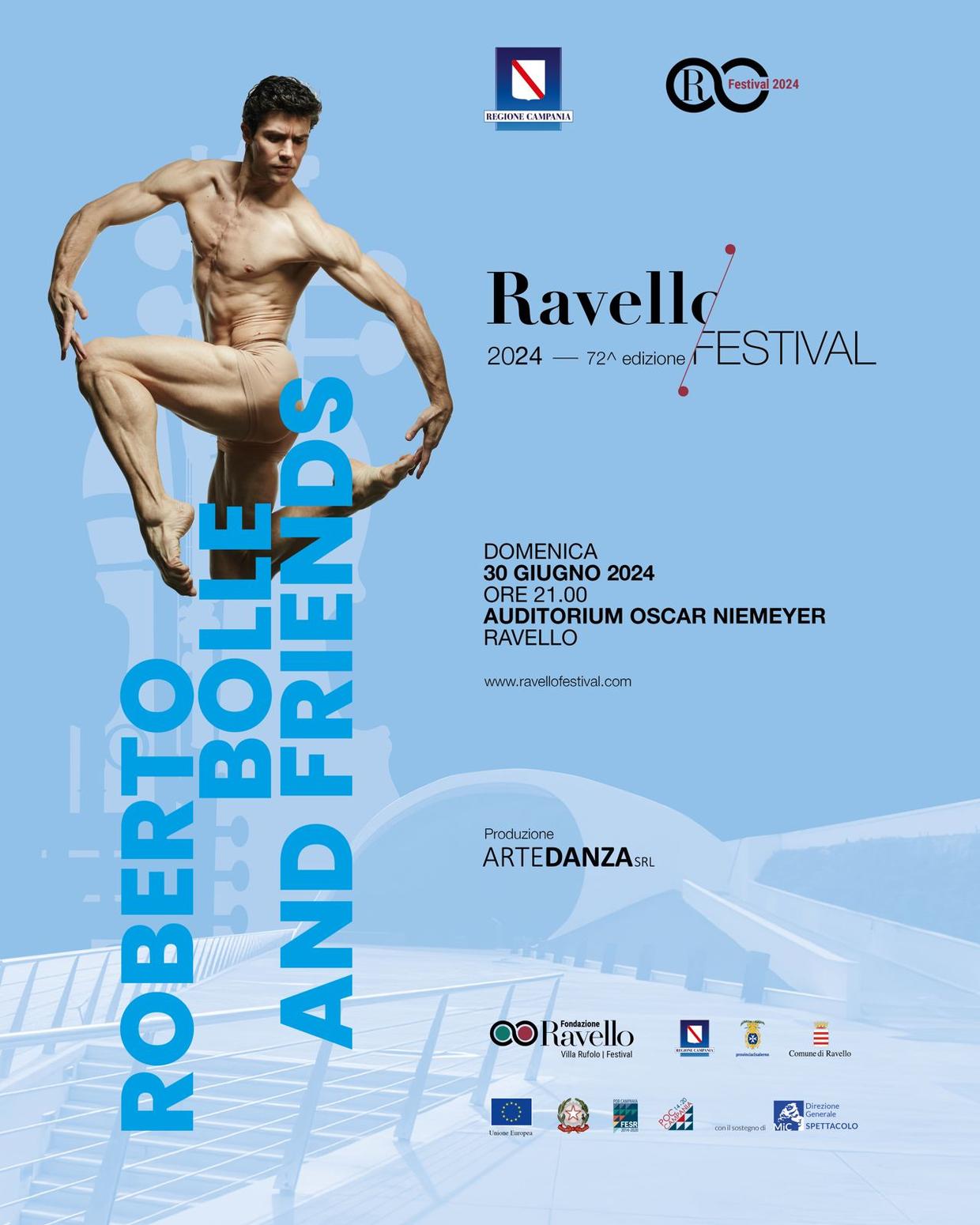 Gala "Roberto Bolle and Friends" - Dom, Giu 30, 2024 @ 21:00 - Ravello ...